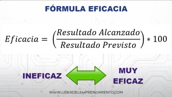 Eficacia, eficiencia y productividad | Líder del Emprendimiento
